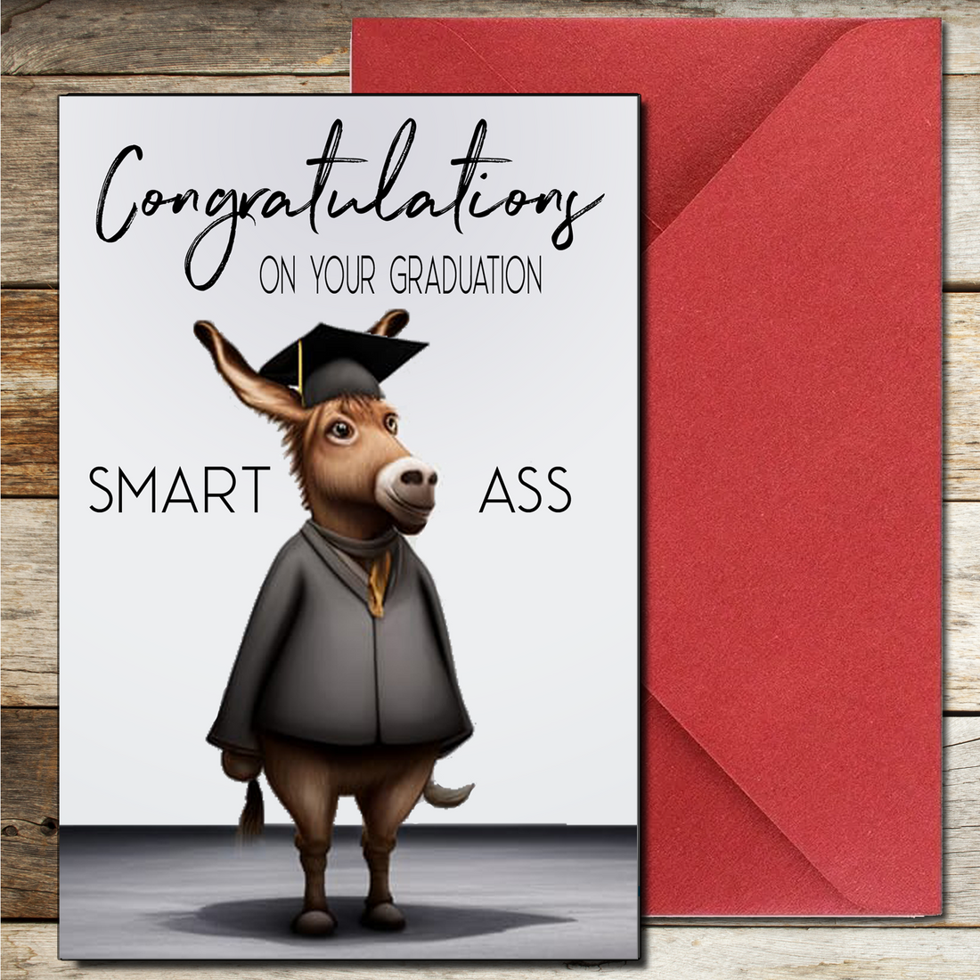 Smart Ass Graduation Card – Perfect Message
